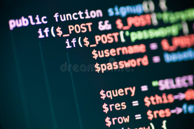 Computer Code Csharp stock image. Image of markup, hypertext - 8406403