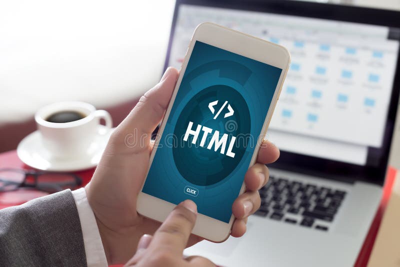 Php Html Developer Web Code Design Programmer Working In A Soft Stock Image Image Of Office