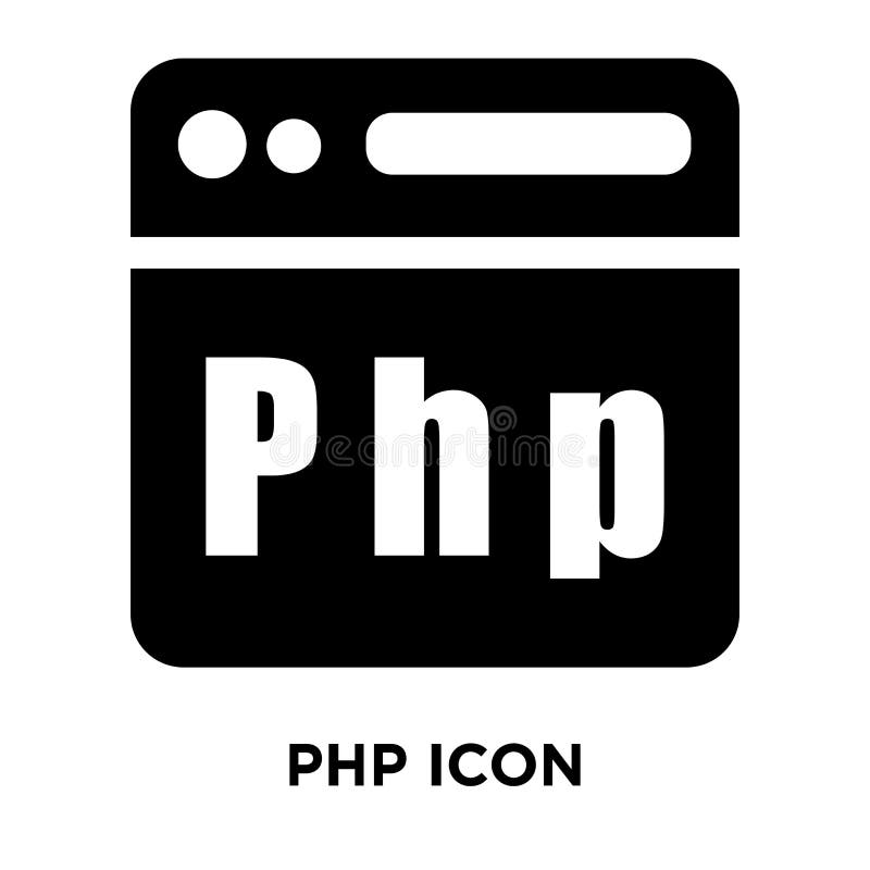 Php Icon Vector Isolated on White Background, Logo Concept of Ph Stock ... Php Icon Vector Isolated on White Background, Logo Concept of Ph Stock ...