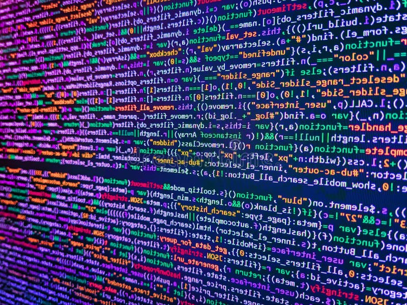 Php Language And Coding Function Developer Close Up Of Computer Web Page Code Inside Of Html