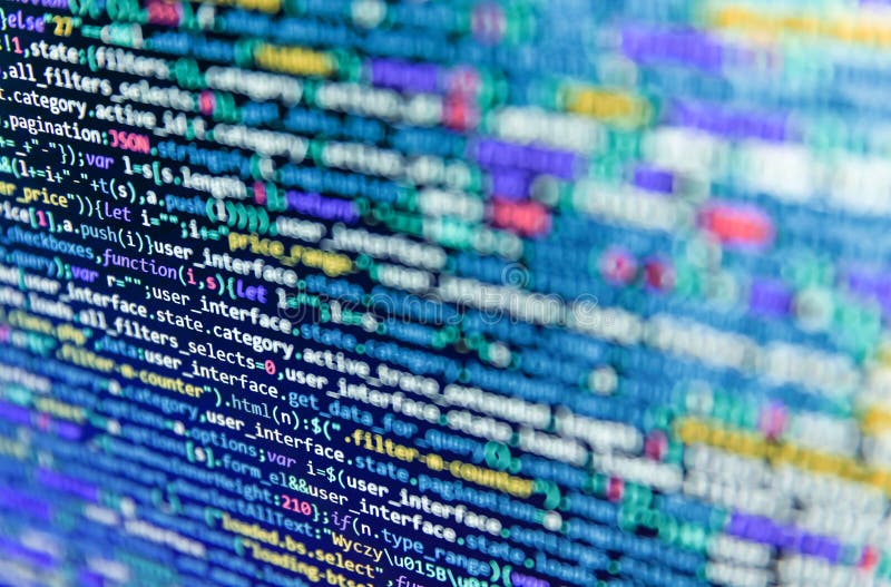 Laptop with Abstract Background on the Screen, Generative AI. Stock Photo - Image of reflection ...