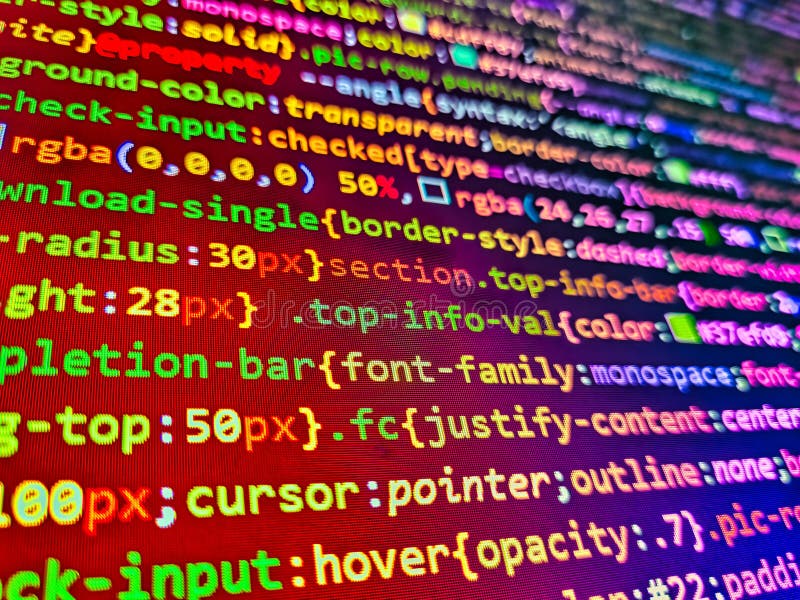 Php Syntax Highlighted Server Complexity Virtual Laptop Background Virus In Computer Code