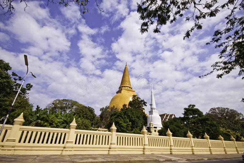Phra Pathom Chedi stock photo. Image of famous, asia - 23001972