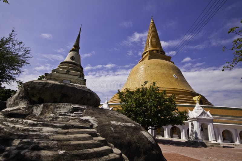 Phra Pathom Chedi stock photo. Image of heritage, brick - 23002774