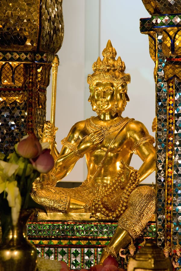 Phra Phrom stock image. Image of hindu, phra, statue - 11658325