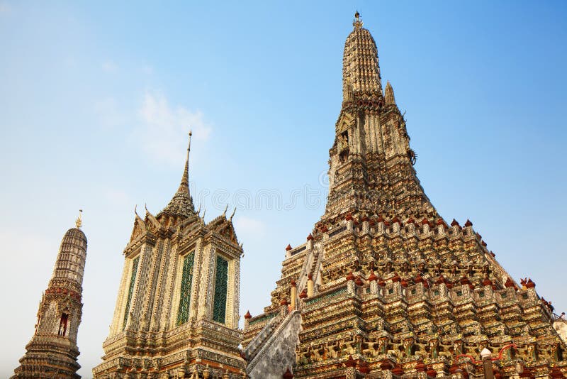 Phra Prang in Bangkok stock image. Image of historic - 31406747