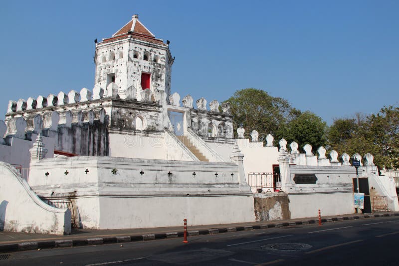 Phra Sumen Fort in Bangkok - Thailand Stock Image - Image of fort, wall ...