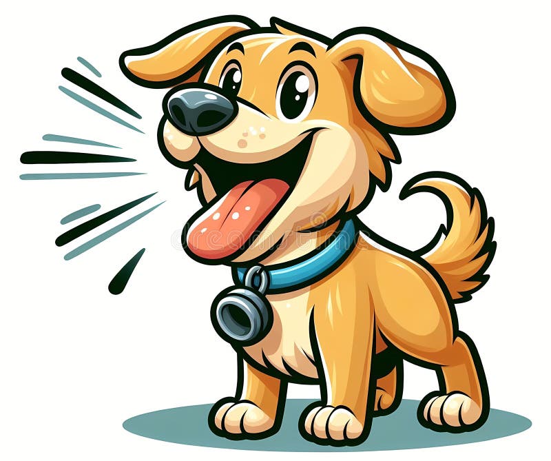 Phrase "all Bark and No Bite", Cartoon Illustration Stock Illustration ...