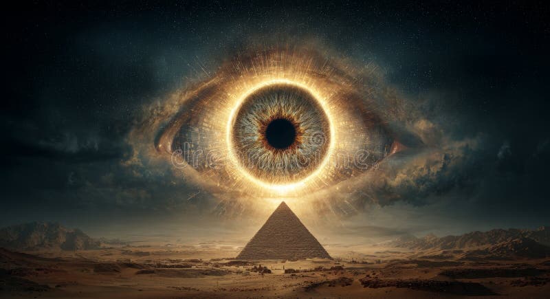 The Phrase All-Seeing Pyramid Eye is Listed Along with Pyramid, Eye ...