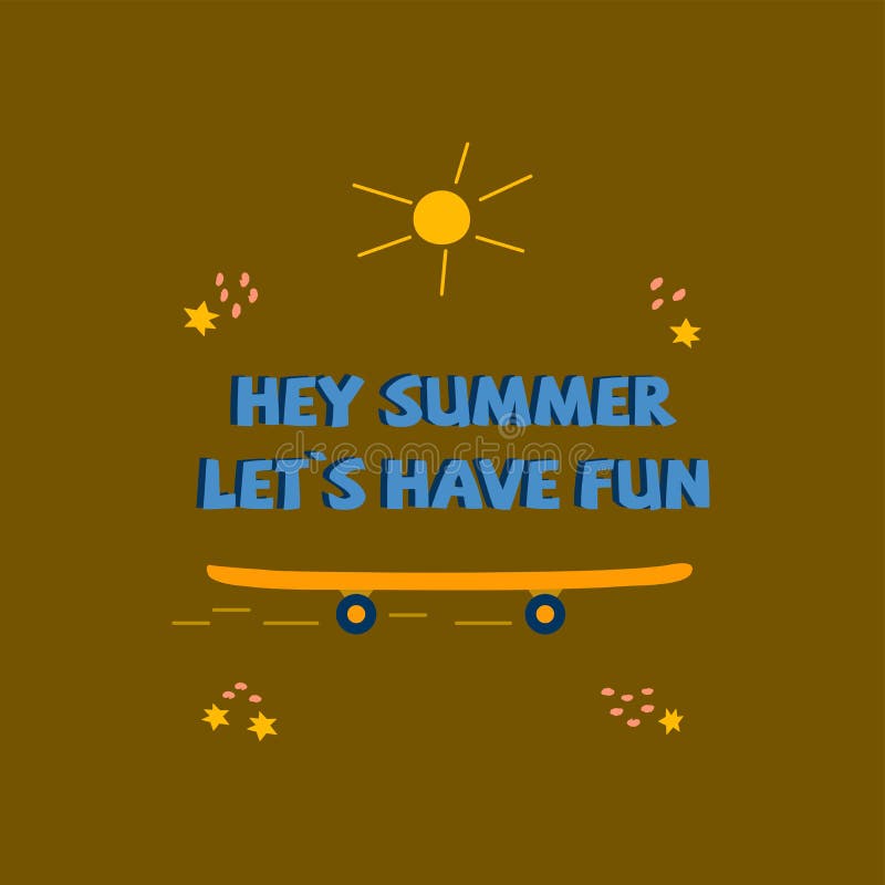 Lets Have Drink Poster with Wine Cocktail in Glass Stock Vector ...