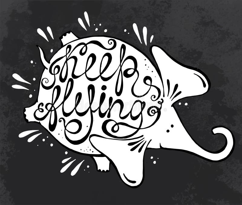 Phrase Keep Flying Cute Elephant Stock Illustrations – 3 Phrase Keep ...