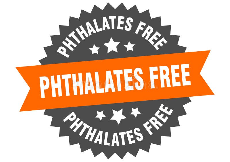 Phthalates Free Button. Sticker. Banner. Rounded Glass Sign Stock ...