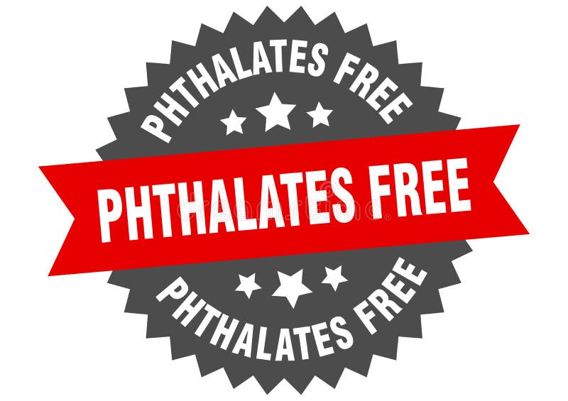 Phthalates Free Round Isolated Label. Phthalates Free Sign Stock Vector ...