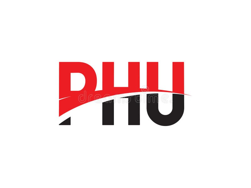PHU Letter Initial Logo Design Vector Illustration Stock Vector ...