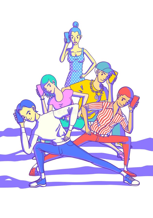 Cartoon Phubbing Stock Illustrations – 88 Cartoon Phubbing Stock ...