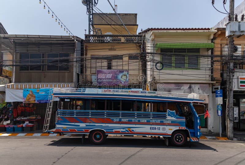 Phuket Bus editorial photo. Image of transportation - 326161881