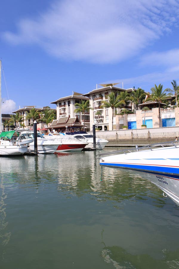 Phuket Marina Pier stock photo. Image of water, royal - 18899516