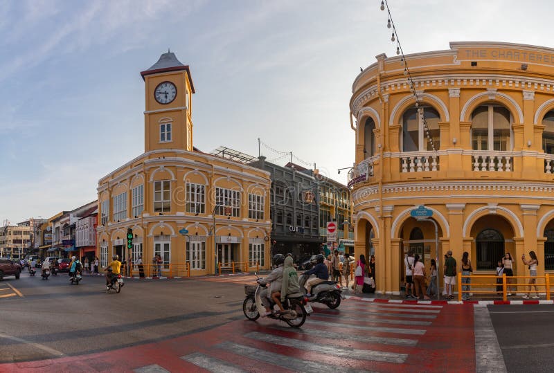 Phuket Old Town - Museum Phuket Building Editorial Stock Image - Image ...