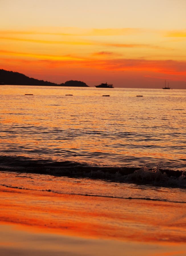 Phuket Sunset stock image. Image of nature, 1000013023 - 49364655