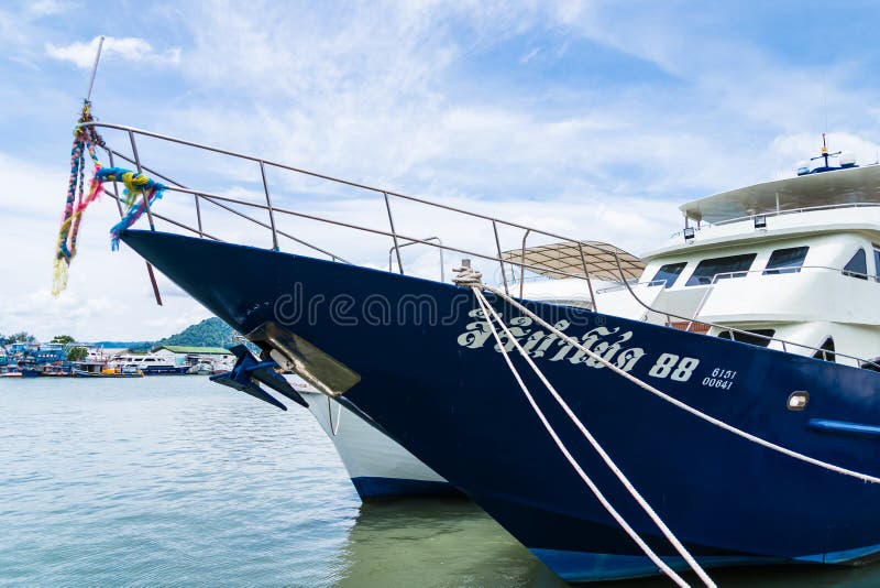 Phuket, Thailand - May, 08, 2022 : Ferries To Phi Phi Island at Rassada ...