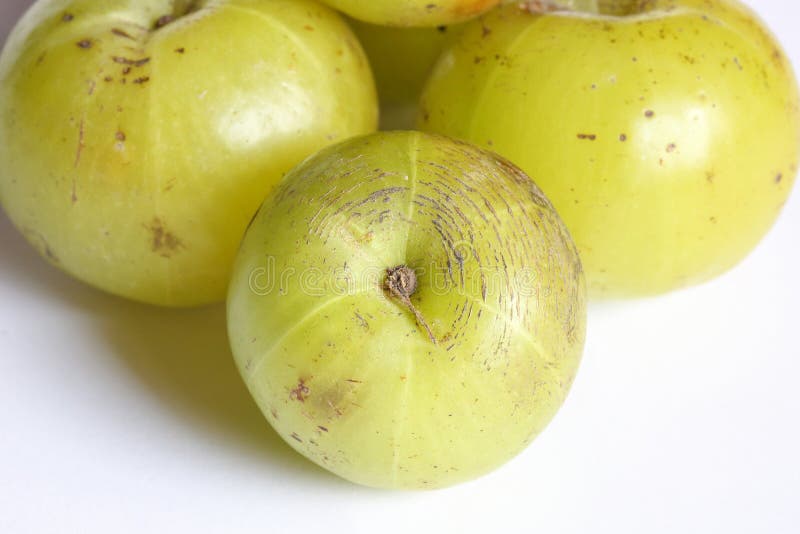 Phyllanthus Emblica Berry Fruit Stock Photo - Image of nutrition, asia ...