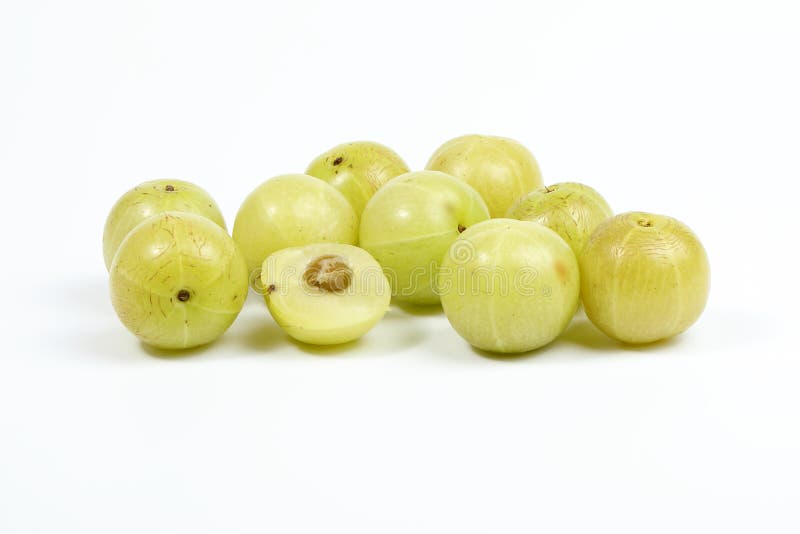 Phyllanthus Emblica Berry Fruit Stock Image - Image of amloki ...