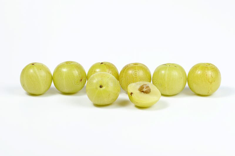 Phyllanthus Emblica Berry Fruit Stock Photo - Image of vitamin, emblica ...