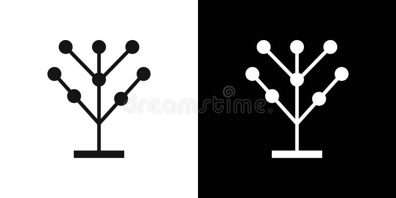 Phylogenetic Tree Icon Logo Set Vector Stock Vector - Illustration of ...