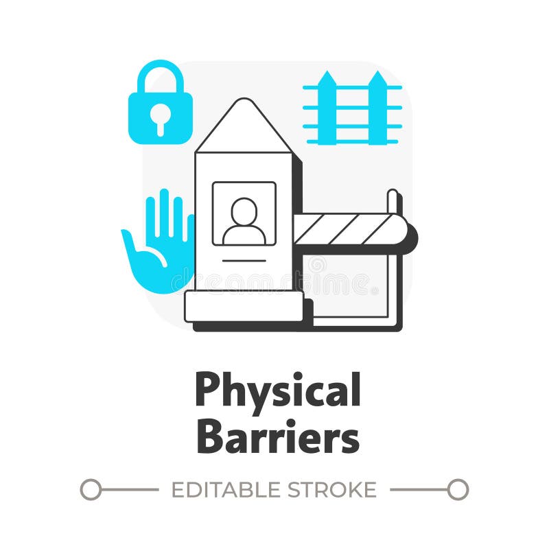 Physical Barriers Stock Illustrations – 315 Physical Barriers Stock ...