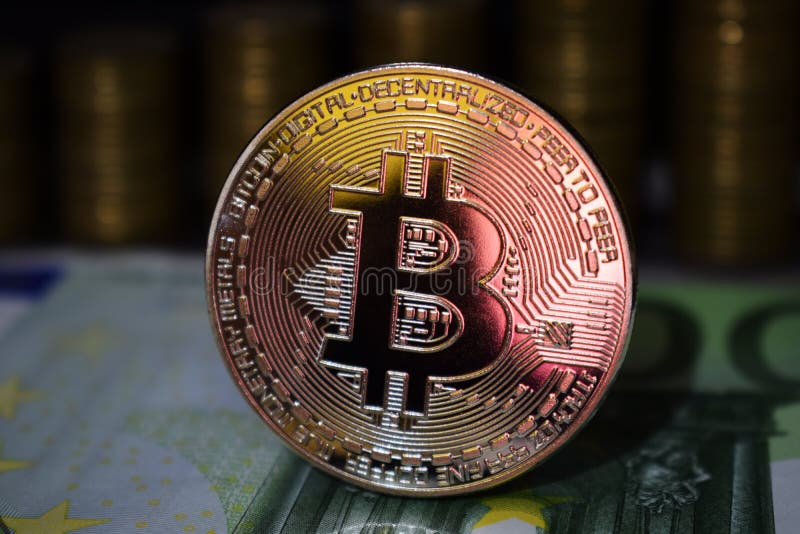 Bitcoin Money on Computer Laptop, Monitoring the Exchange Rate and ...