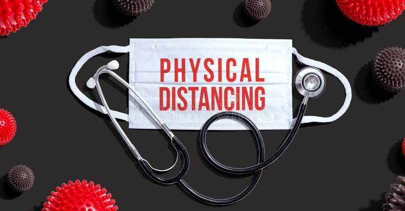 Physical Distancing in Pray Covid-19 Stock Image - Image of distance ...