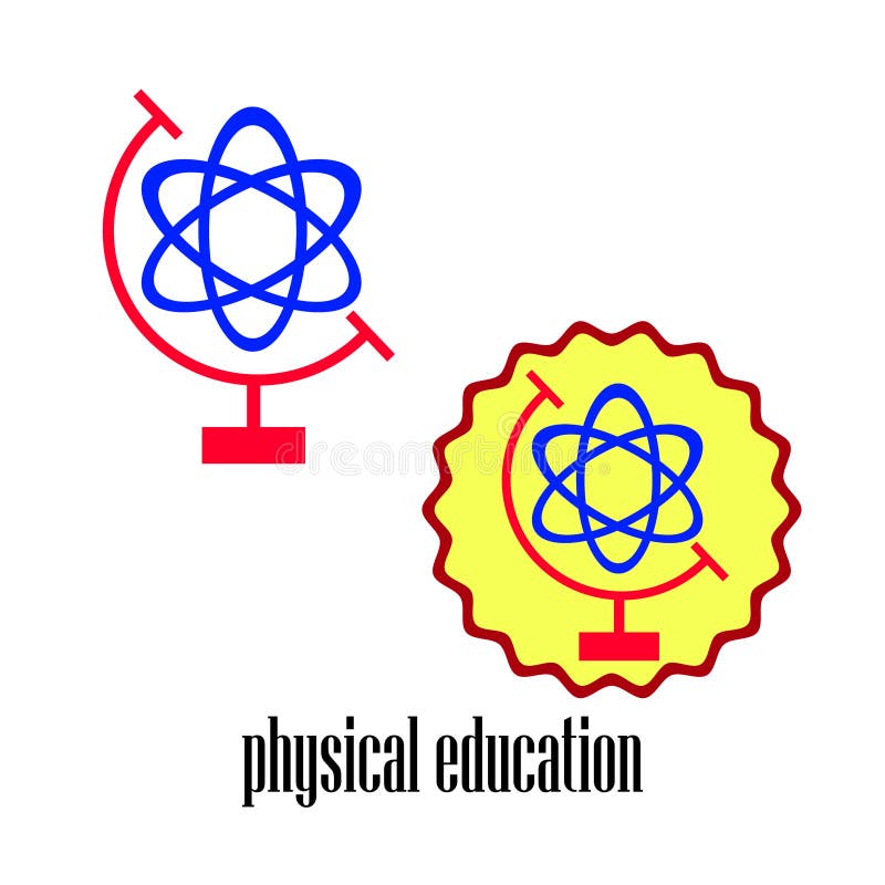 Physical Education Icons, Which Describe the Balance in Life Stock ...