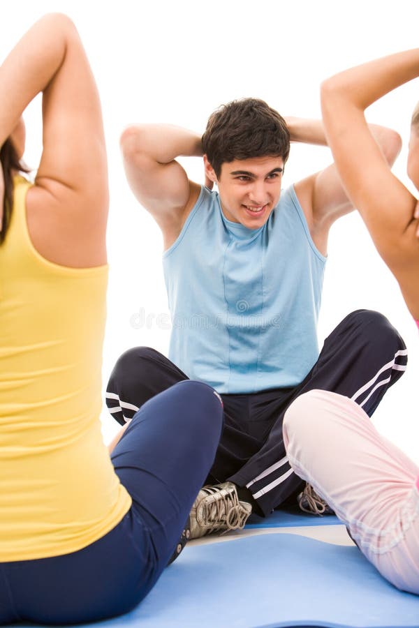 Physical exercise stock image. Image of healthy, person - 12836003