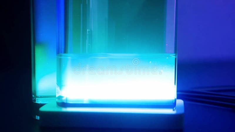 A Physical Experiment with Light Rays and Light Refraction Stock ...