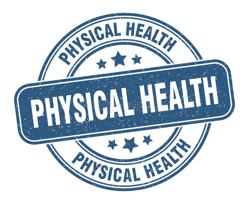 Physical Health Stamp. Physical Health Label. Round Grunge Sign Stock ...