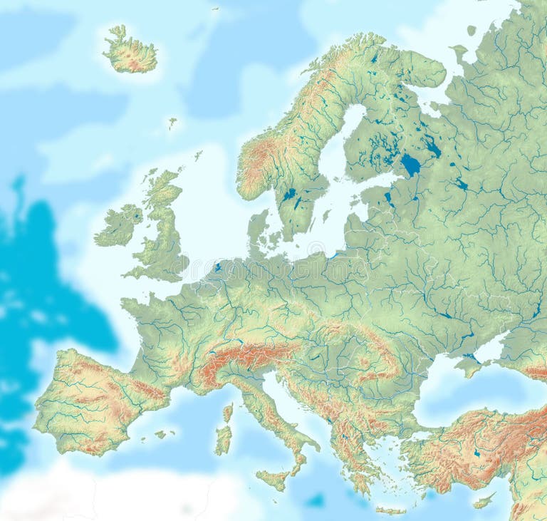 Europe Map Rivers Stock Illustrations – 17,794 Europe Map Rivers Stock ...