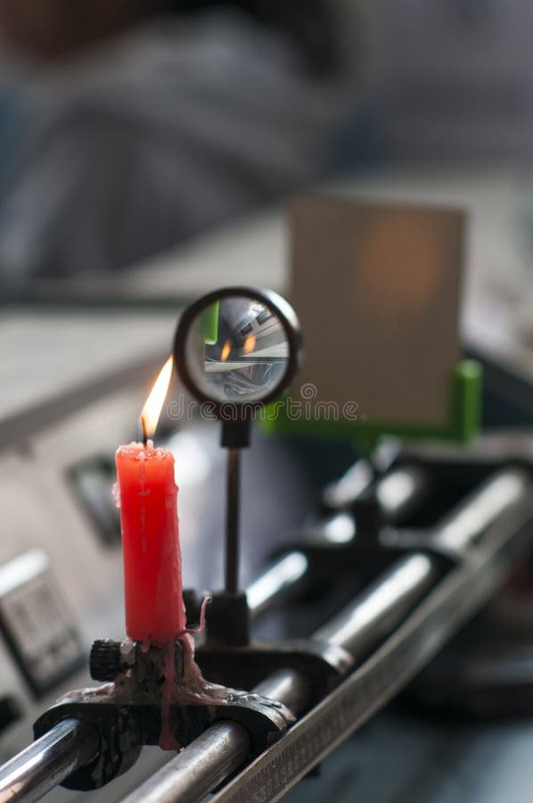 Physical Optics Experiments Stock Photo - Image of scientist, white ...