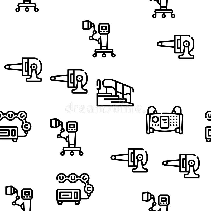 Physical Therapy Aid Vector Seamless Pattern Stock Vector ...