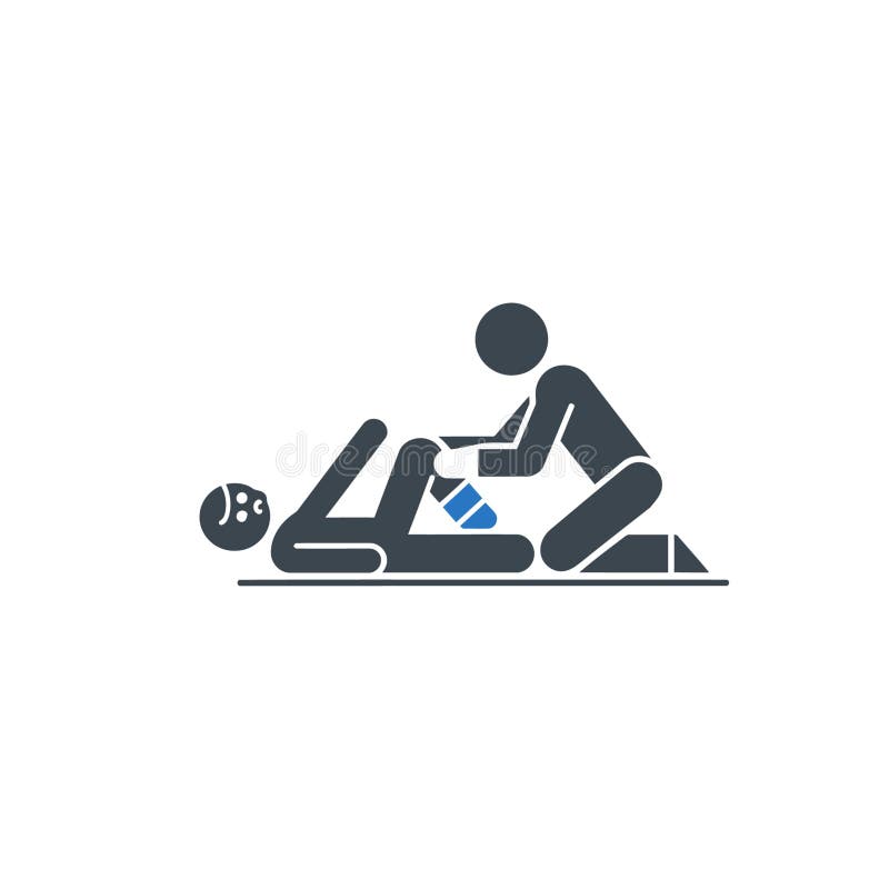 Physical Therapy Icon stock vector. Illustration of sign - 377662864