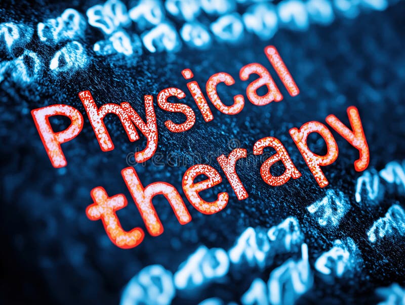 Physical Therapy Text Written Blackboard Stock Photos - Free & Royalty ...