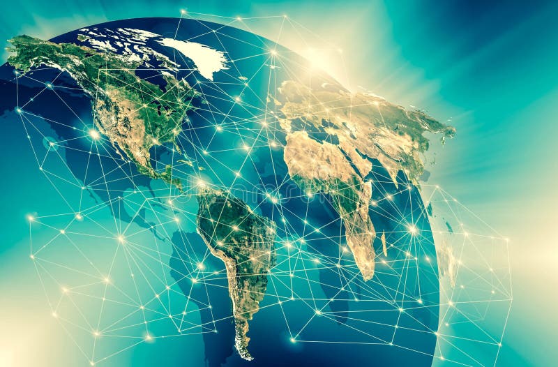 Physical World Map Illustration. Elements of this Image Furnished by ...