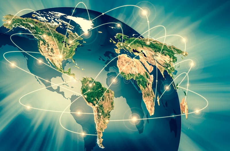 Physical World Map Illustration. Elements of this Image Furnished by ...