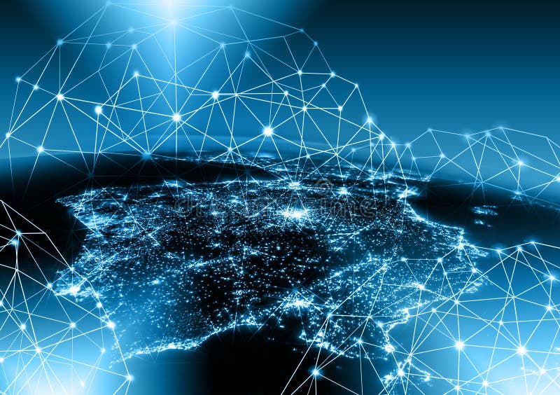 Physical World Map Illustration. Elements of this Image Furnished by ...