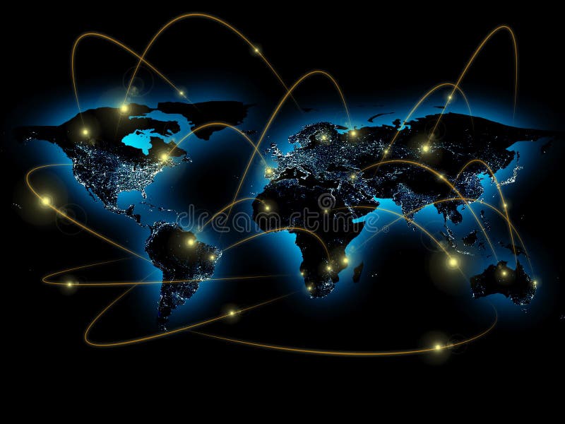 Physical World Map Illustration. Elements of this Image Furnished by ...