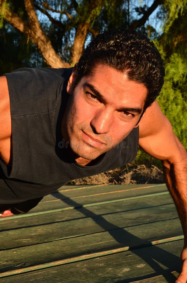 Physically Fit Man stock photo. Image of training, male - 33947124