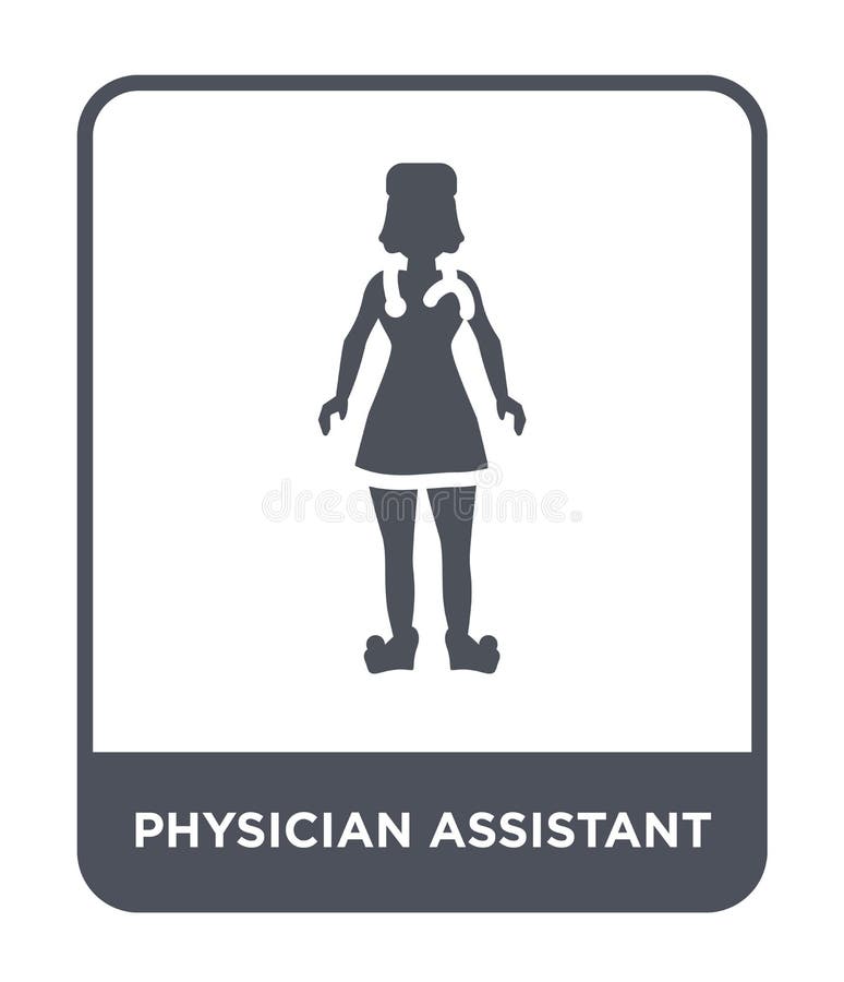 Physician Assistant Vector Linear Icon Isolated on Transparent ...