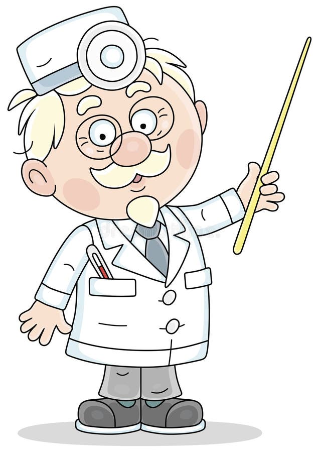 Physician lector stock vector. Illustration of doctor - 364809004