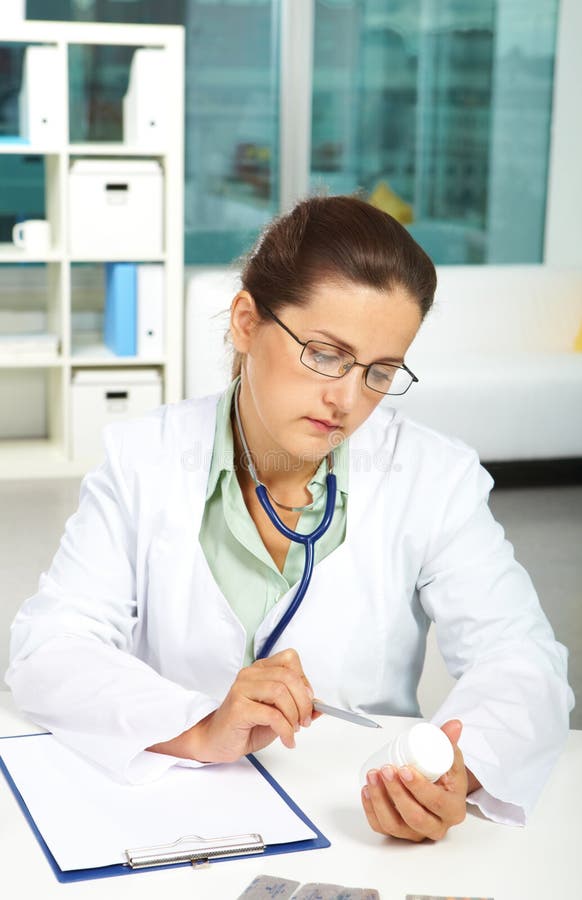 Physician at work stock image. Image of confident, people - 23780983