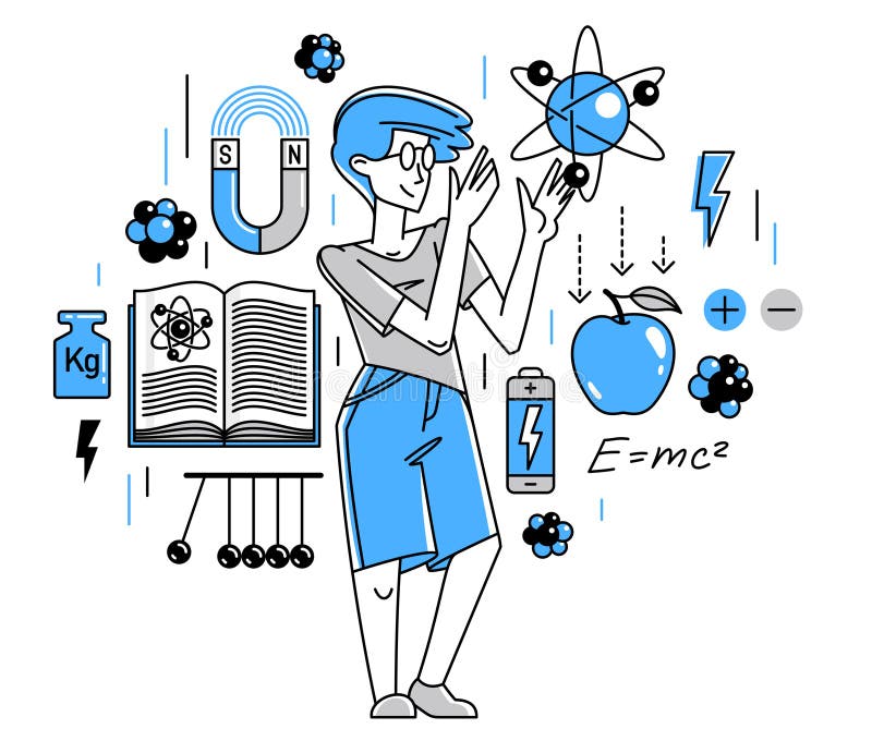 Physicist Working on Some Theoretical Physics or Making an Experiment ...