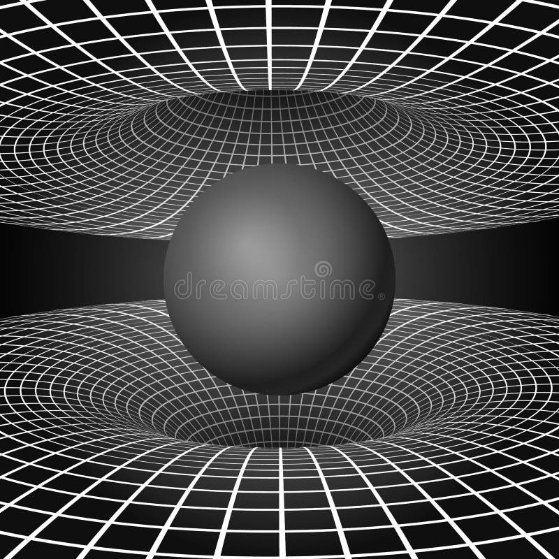 Physics - Anomalous Black Hole Phenomenon. Warp Time and Space. Sci-fi ...